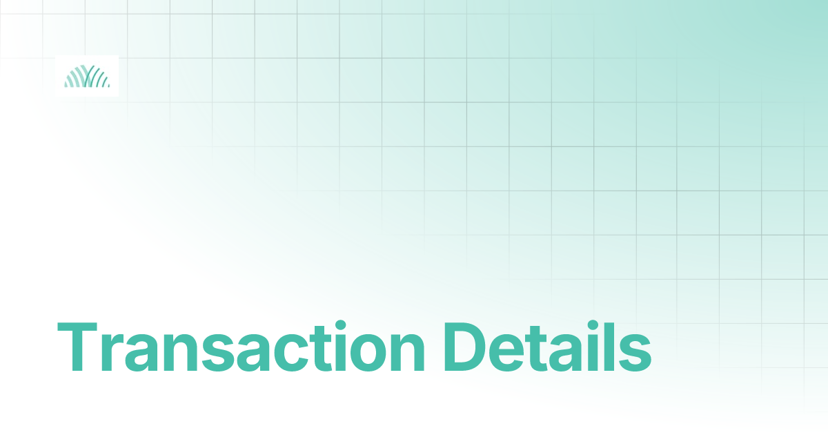 Transaction Details | Saferpay Documentation